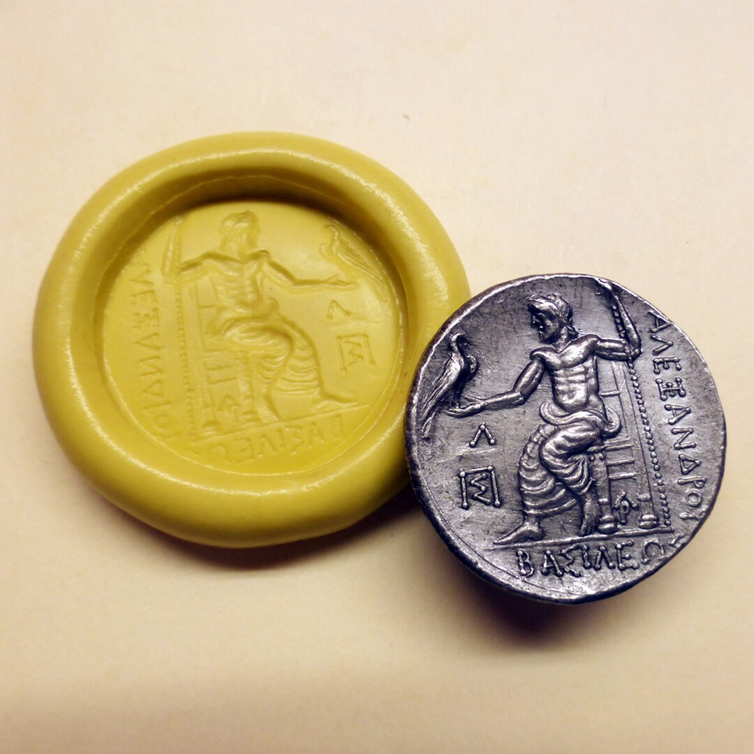 Silicone Mold, Ancient Greek Coin Replica, Alexander the Great ...