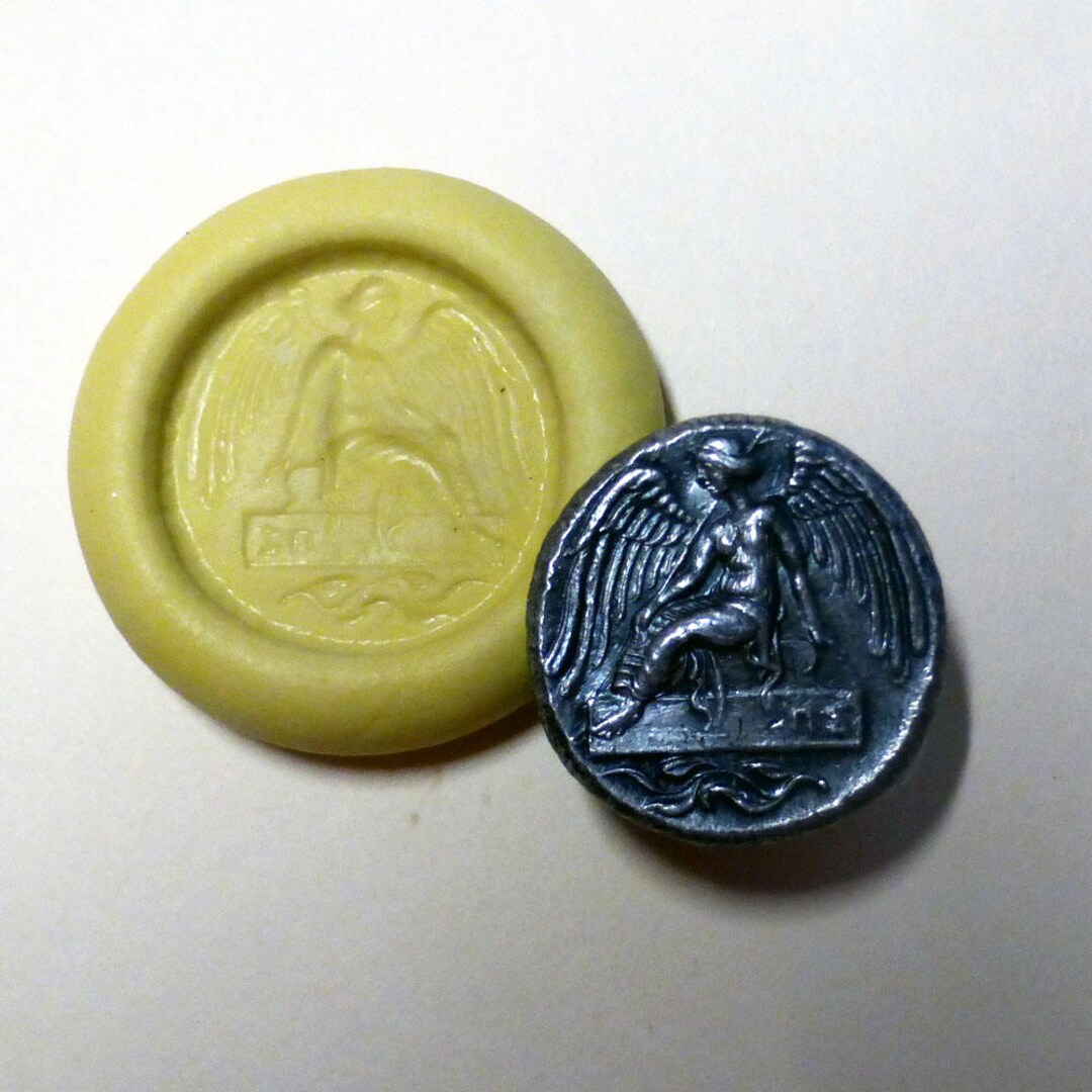 Silicone Mold, Ancient Greek Coin Replica, Flexible Silicone Push Mold ...