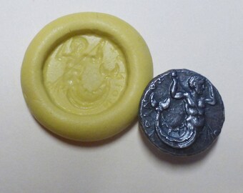 Silicone Mold, Ancient Greek Coin Replica, Flexible Silicone Push Mold ...