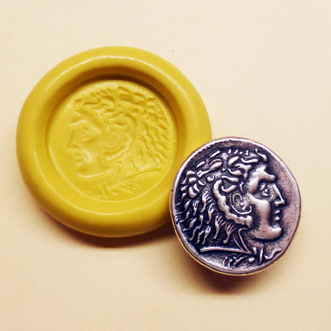 Silicone Mold, Ancient Greek Coin Replica, Alexander the Great ...