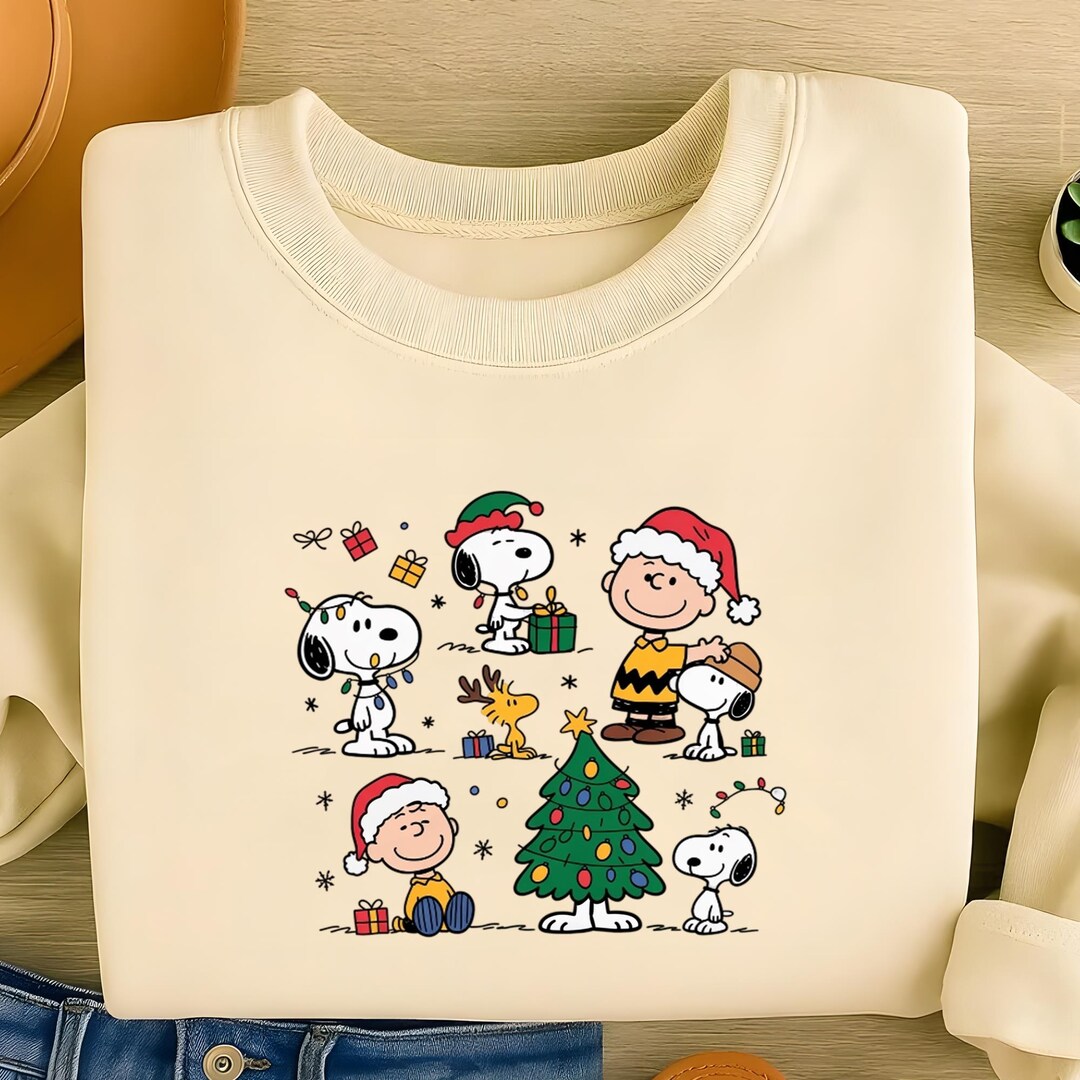 Snoopy Christmas Lights PNG, Peanuts Holiday Sublimation Design ...