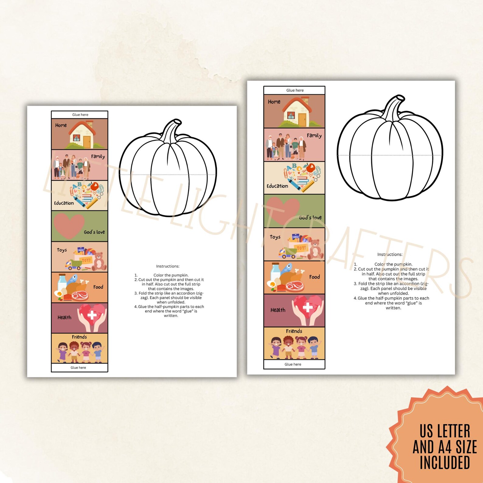 Thanksgiving Folding Surprise Craft, Autumn Activity for Kids, Bible ...