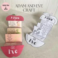 Adam and Eve Craft for Sunday School Printable, Garden of Eden Spiral ...