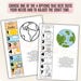 7 Days of Creation Folding Surprise Craft, the Creation Story for Kids ...