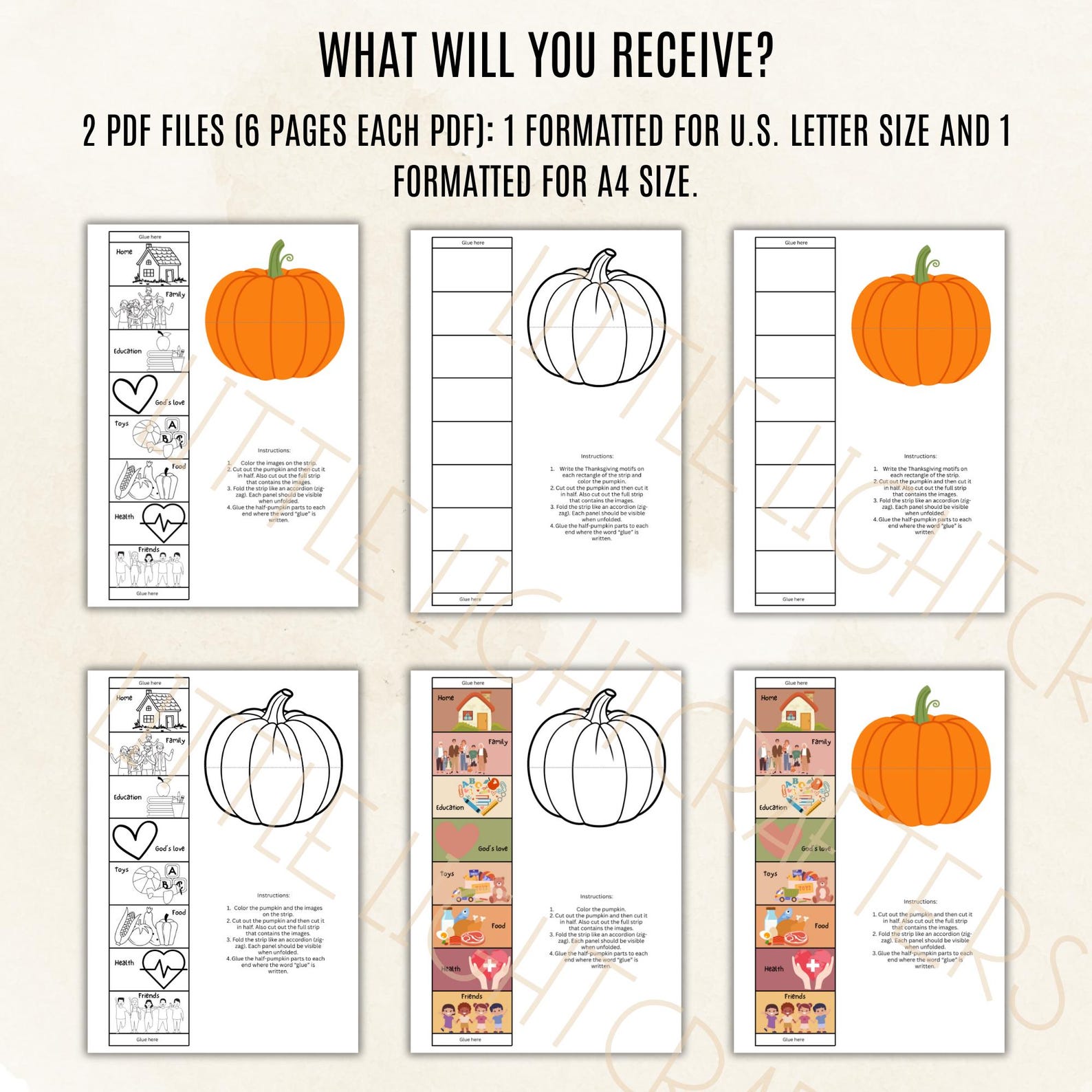 Thanksgiving Folding Surprise Craft, Autumn Activity for Kids, Bible ...