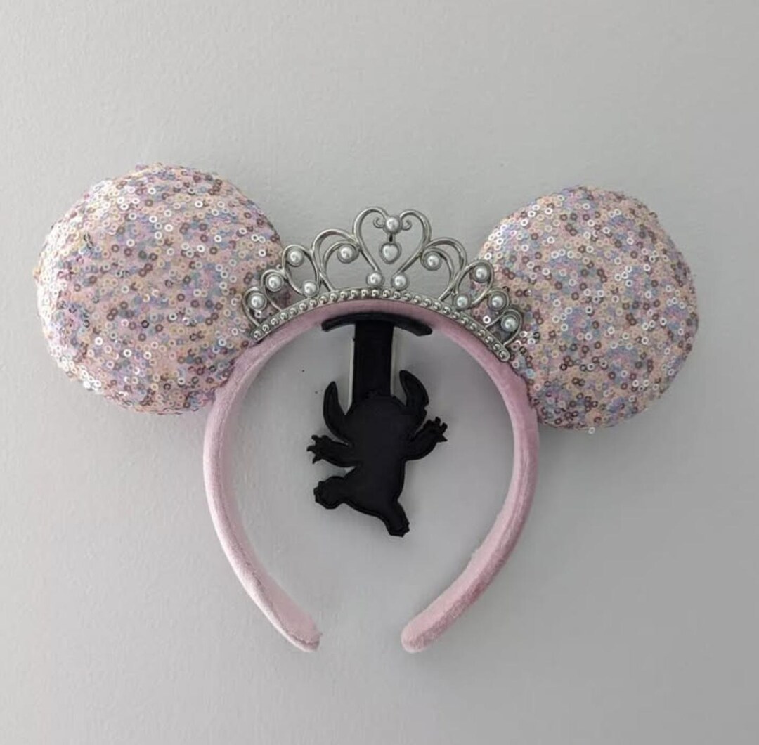 3d Printed Disney Castle Stitch Goofy Mickey Headband Holder No Hole ...