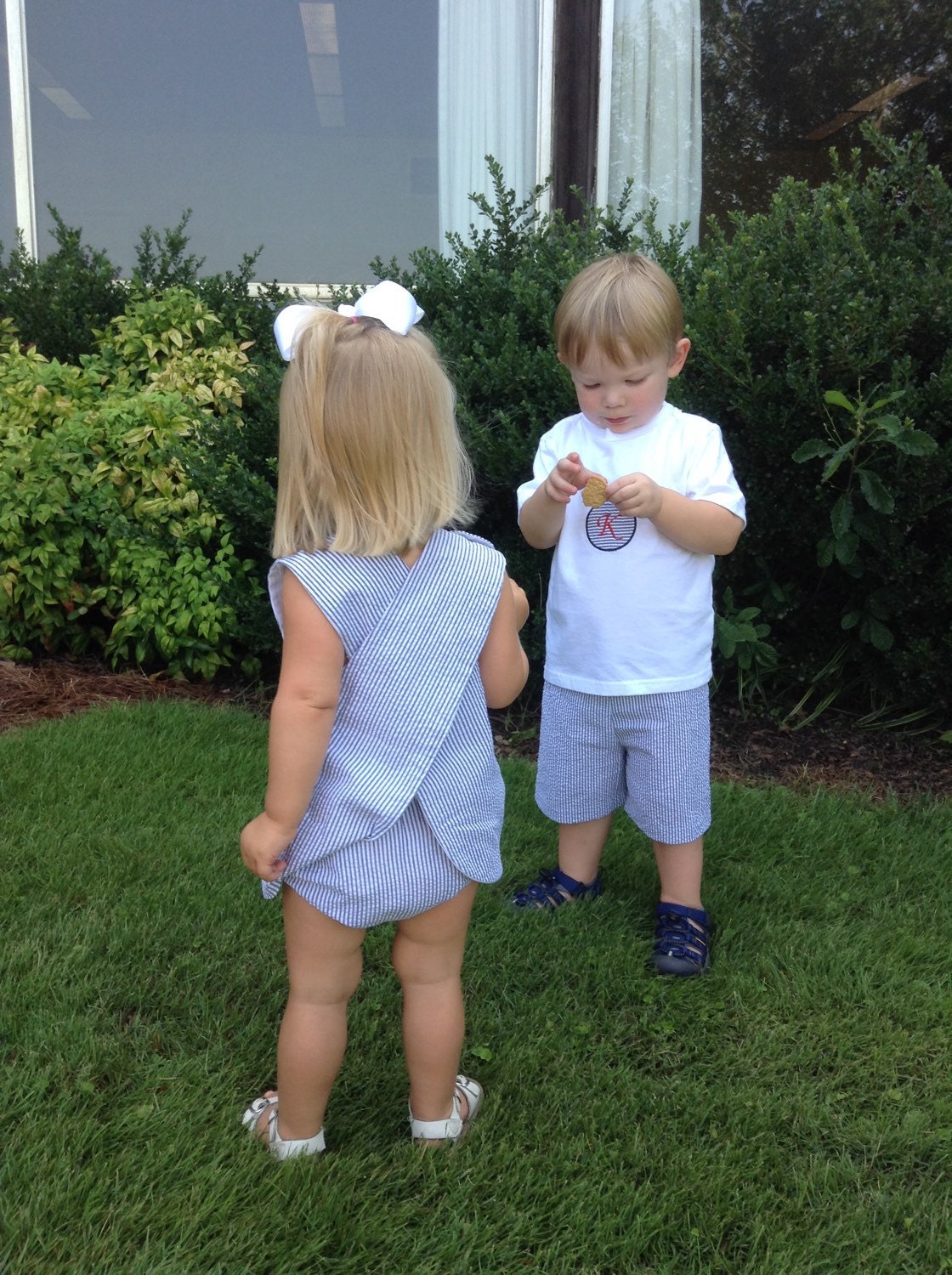 Brother Sister Matching Outfits, Cross Over Dress, Boys Shorts Set ...