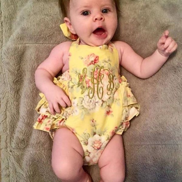 Ruffle Sunsuit - Etsy