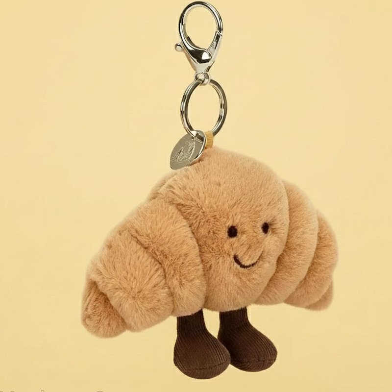 Jellycat Croissant Keychain - Etsy
