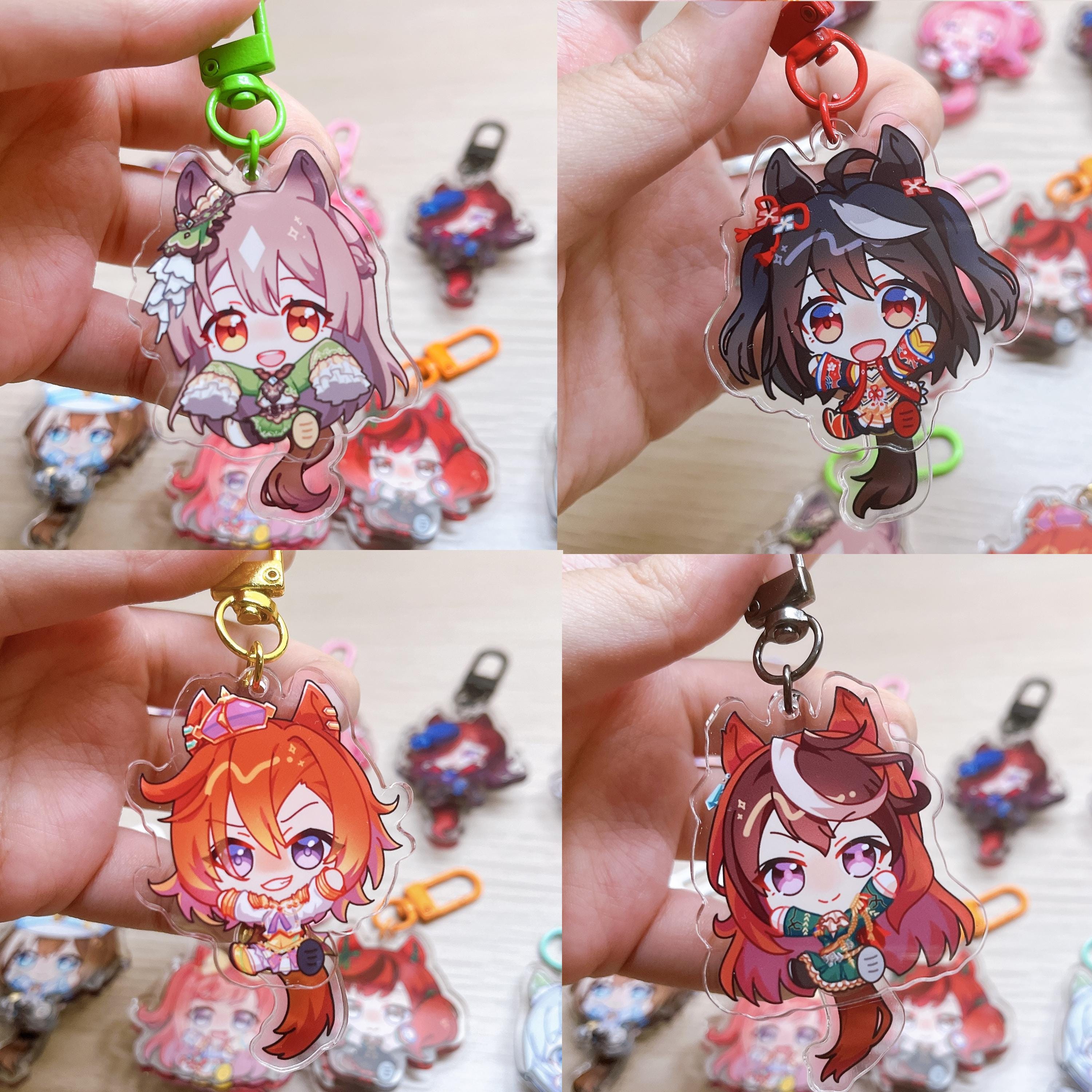 Uma Musume Tail Wagging Keychain (international Orders) - Etsy