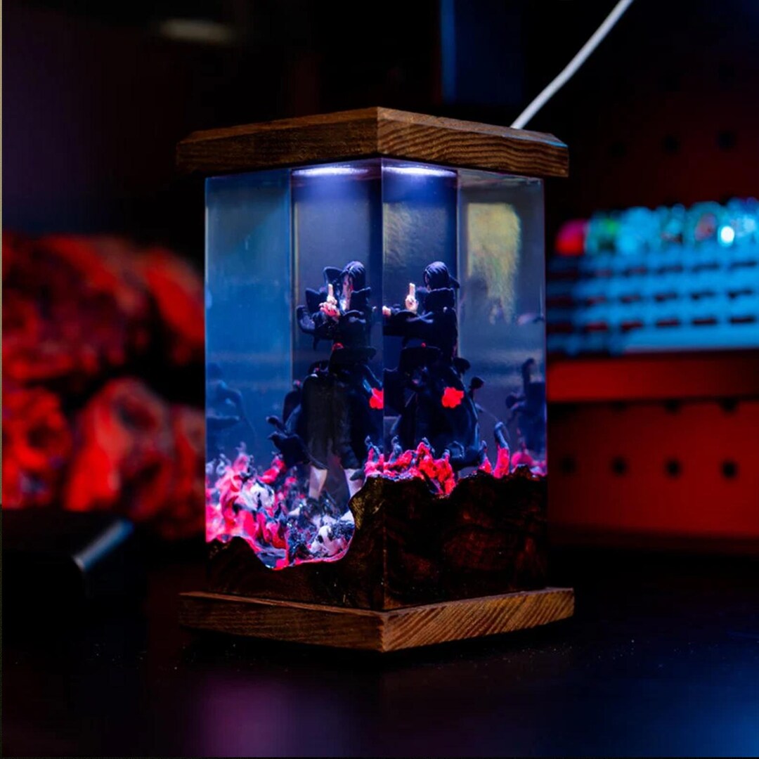 Itac.hi Uc/hih.a Lamp, Epoxy Resin Lamp, Gift for Him, Anime Gift ...