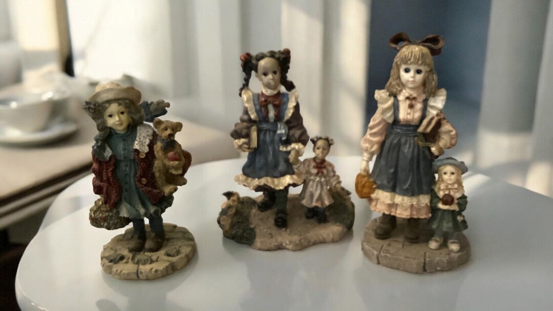 Yesterdays’child, the Dollstone Collection, 1996-97, Set of 3 Figures ...