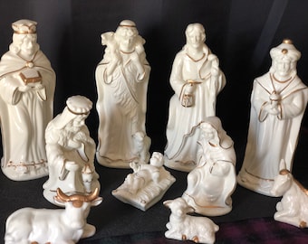 Porcelain Nativity - Etsy