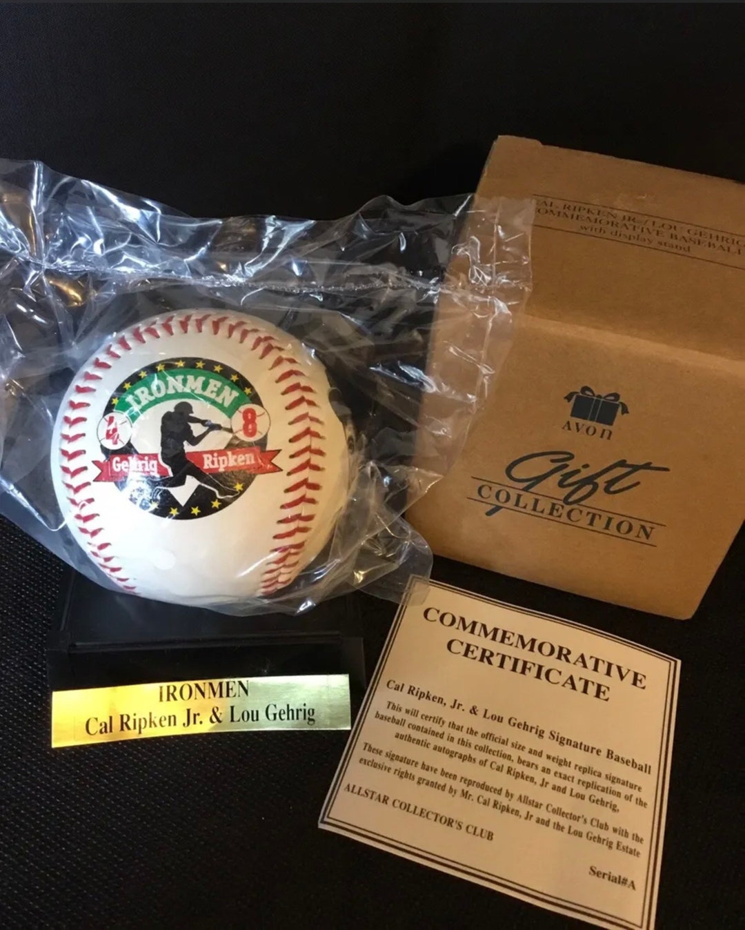 Cal Ripken JR. 4 & Lou Gehrig 8 Ironmen Photo Signature Ball - Etsy