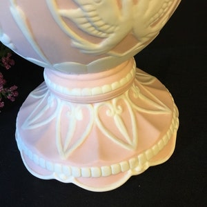 Porcelain Music Box Easter Egg and Doves, Avon Collectible, Pink Bisque ...
