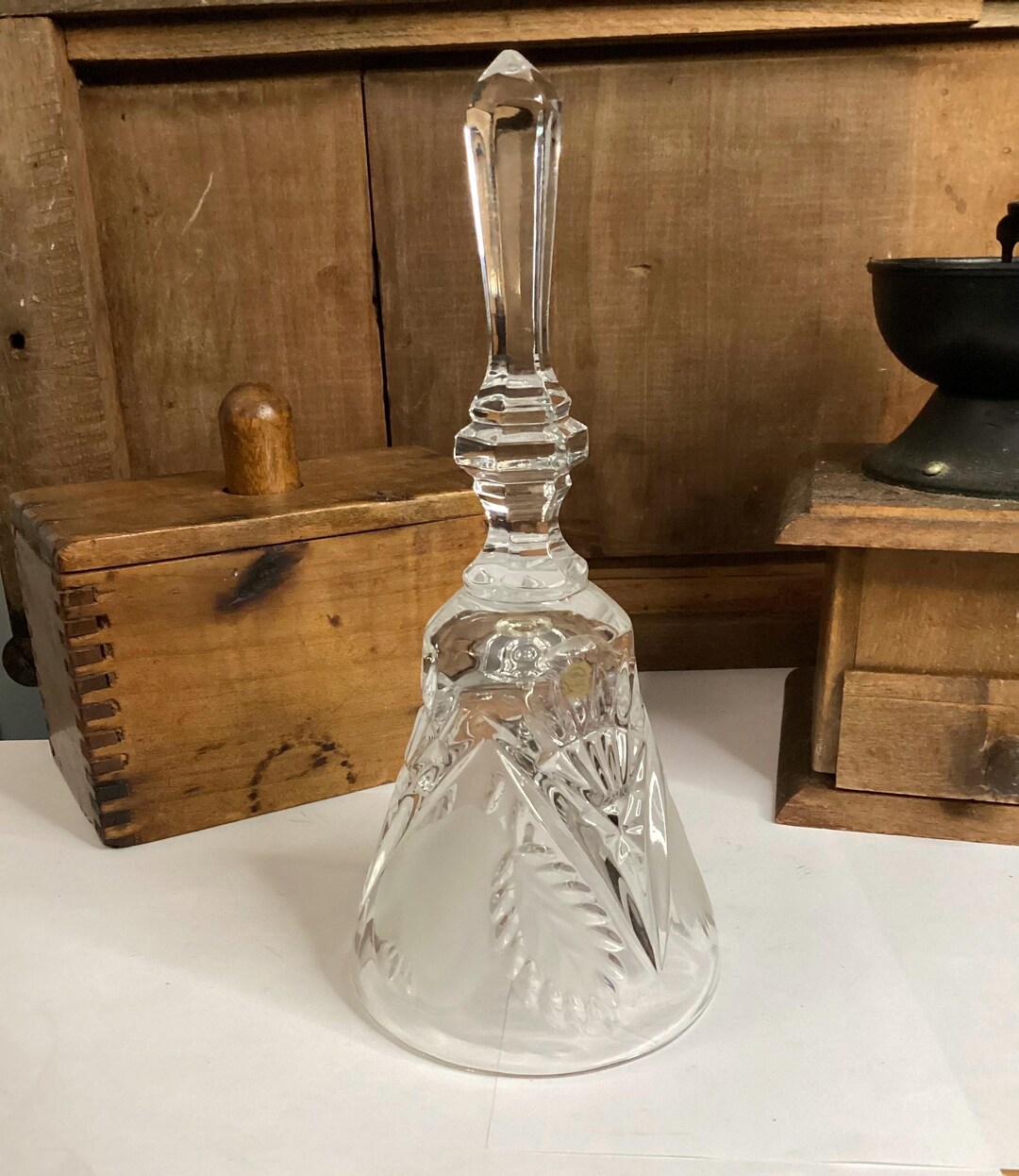 Vintage Tischglocke Bell West Germany Crystal, Fruit Series, Glass ...