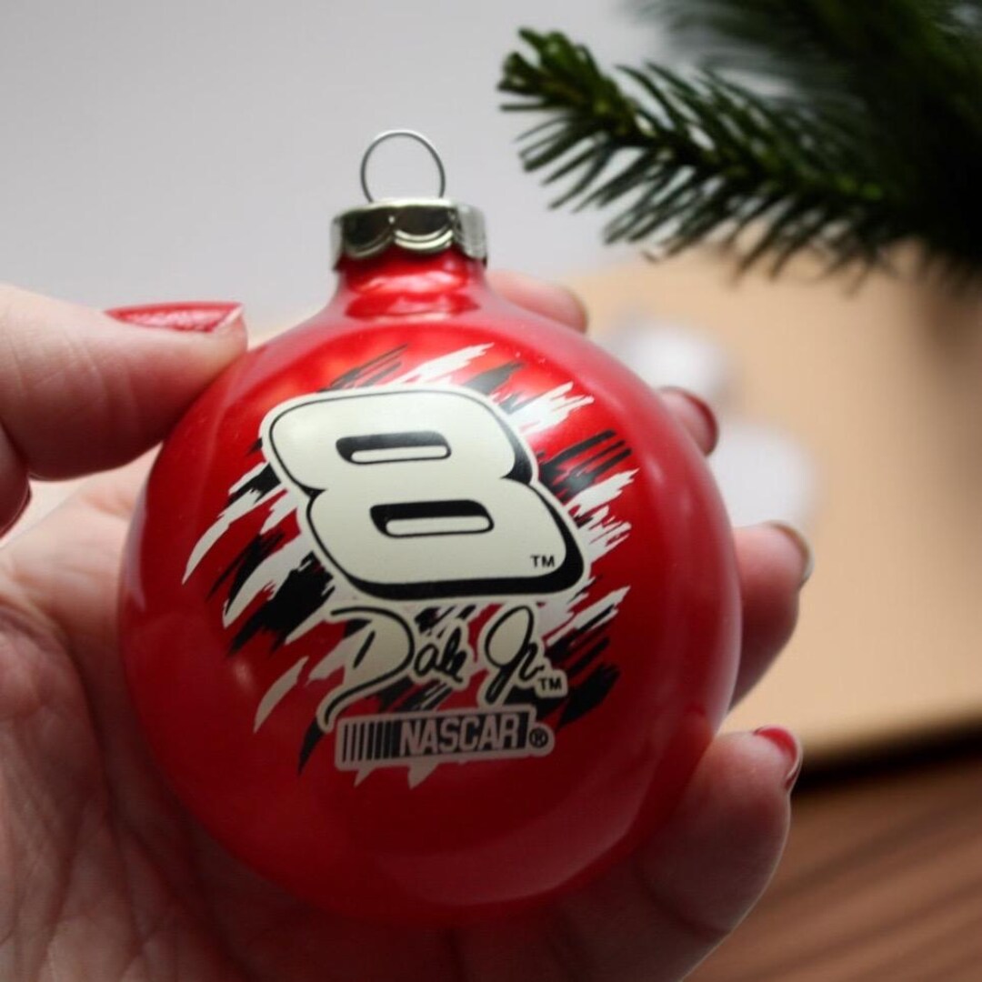 Vintage Dale Earnhardt Jr. #8 NASCAR Christmas Ornament, Winner's ...