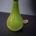 Green Teardrop Shaped Modern Small Table Lamp, Fun Lime Green Ceramic ...