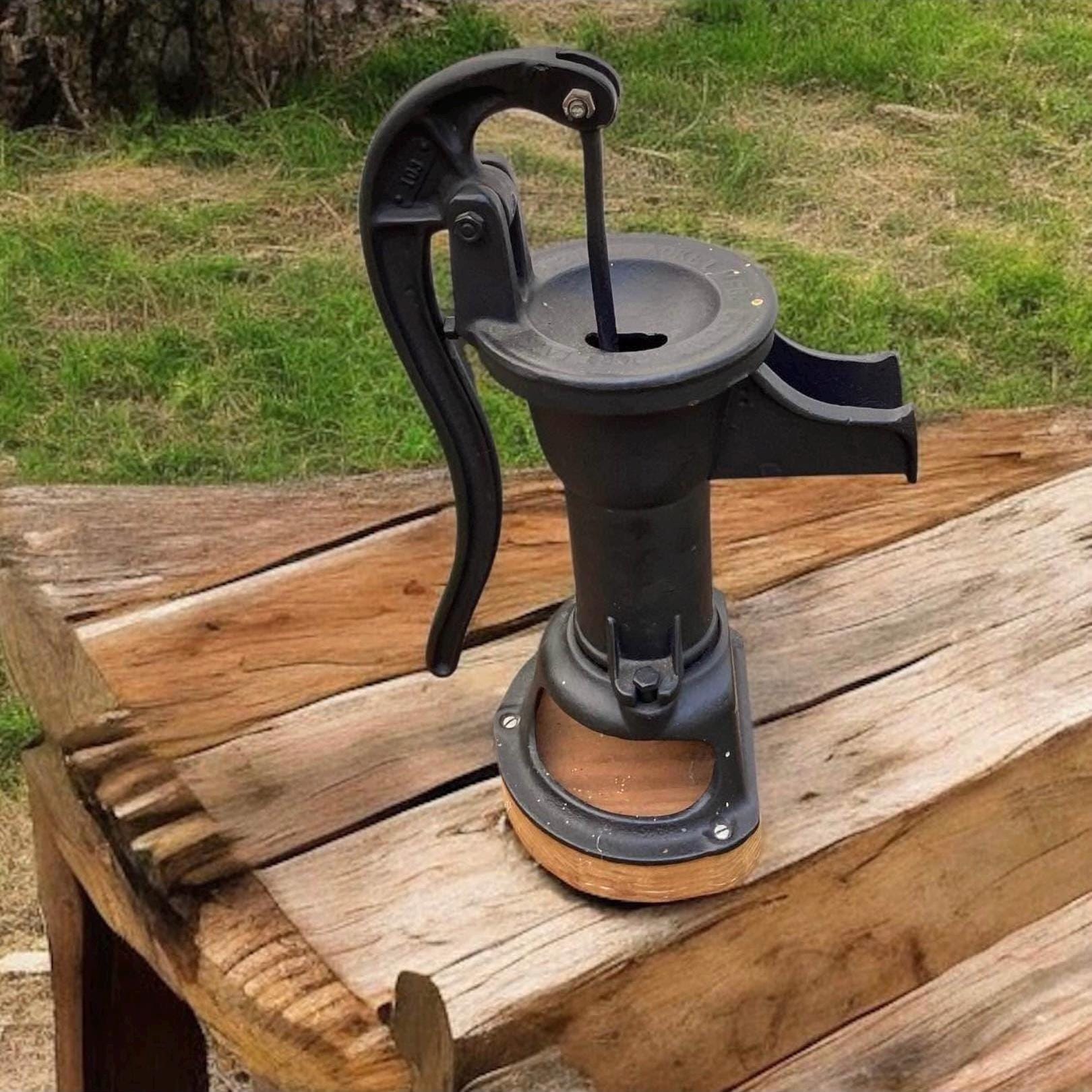 Vintage Cast Iron Water Pump, Farmhouse Decor, French Country, Garden ...