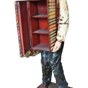 Albert Einstein CD Holder, Fiberglass Life Size Figure, Vintage ...