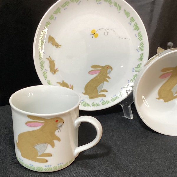 Rabbit Dinnerware - Etsy