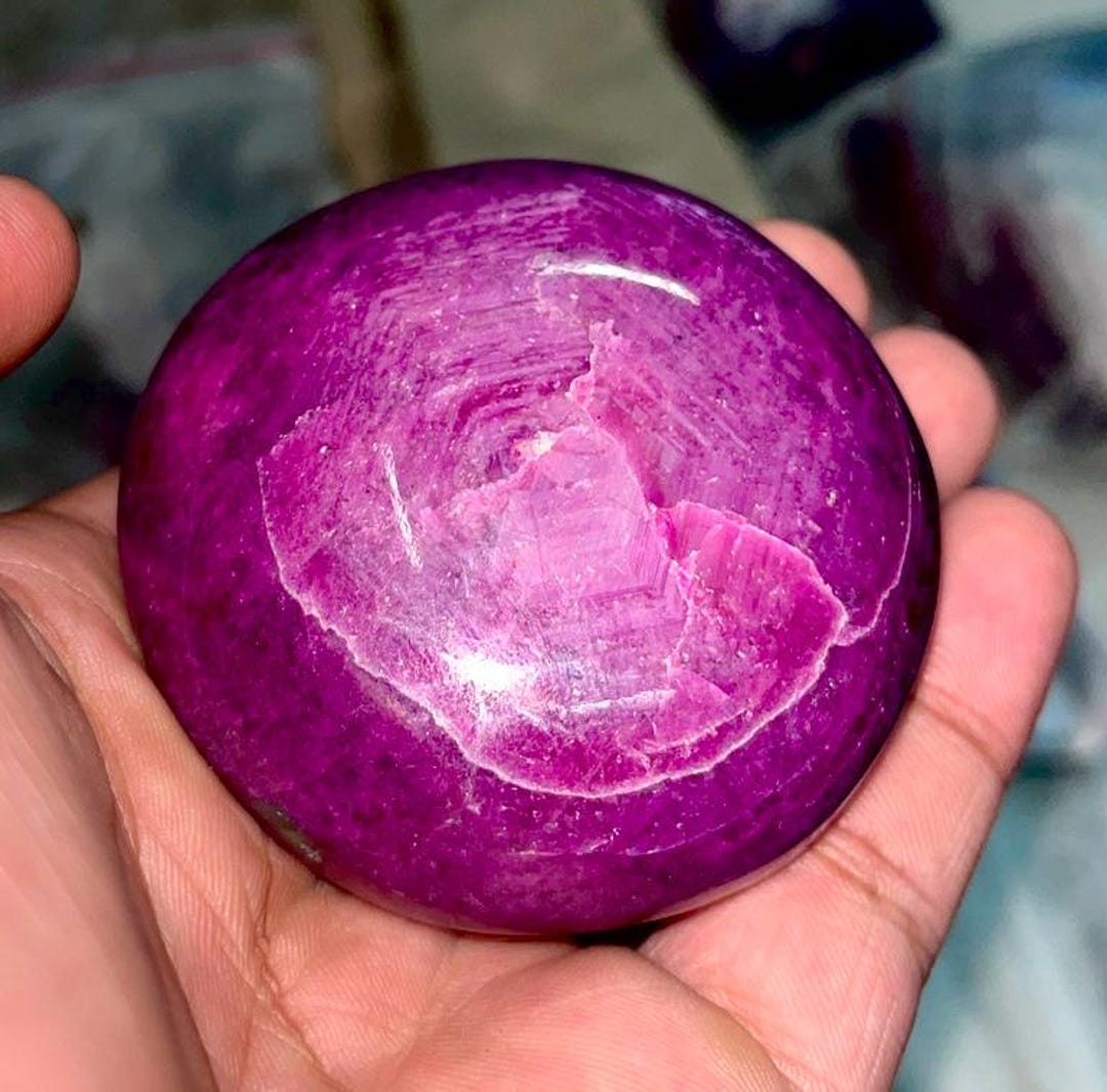 Natural Big Ruby Star Very Unique Faceted Cut Stone Fancy Unique Item ...