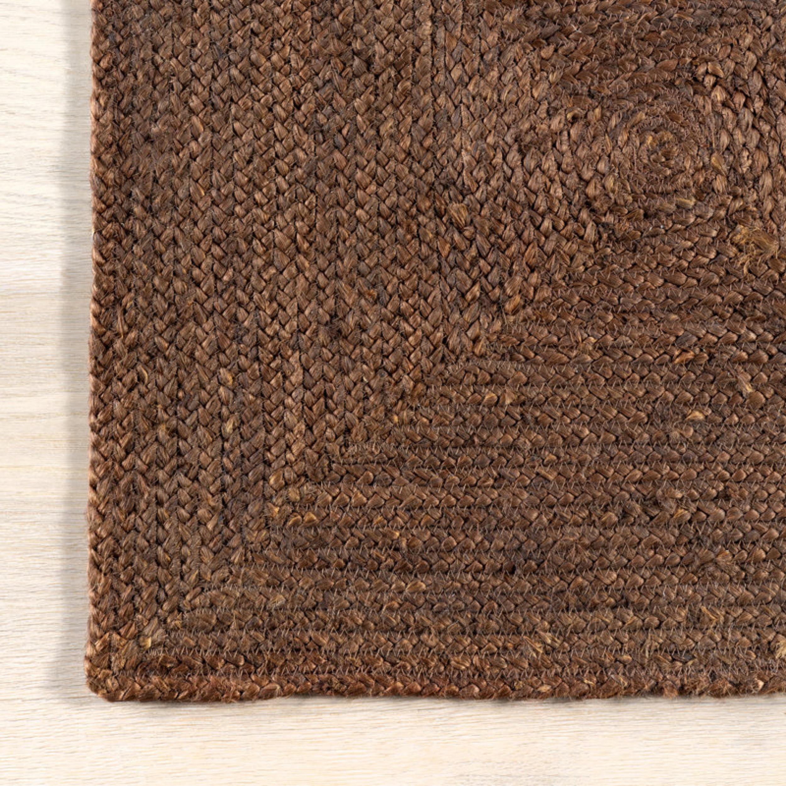 Brown Jute Rug for Living Room/dining Room, Brown Runner for Hallway ...
