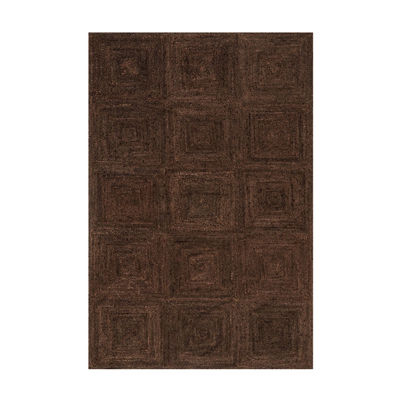 Brown Jute Rug for Living Room/dining Room, Brown Runner for Hallway ...