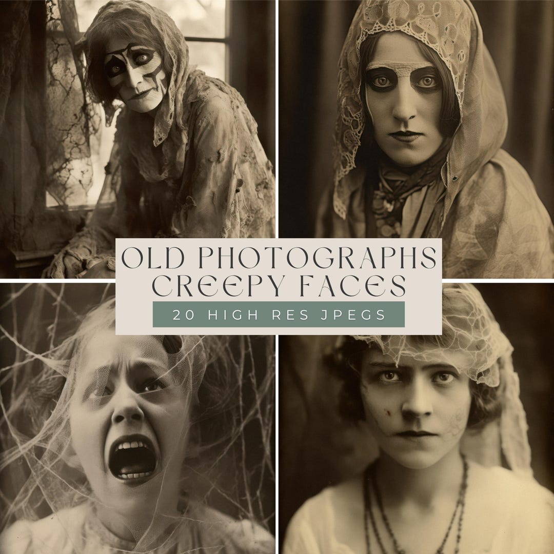 20 Creepy Vintage Portrait Photographs | Haunted Faces | Spooky ...