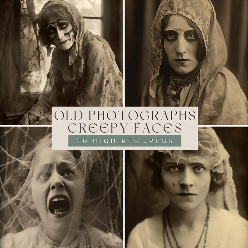 20 Creepy Vintage Portrait Photographs | Haunted Faces | Spooky ...