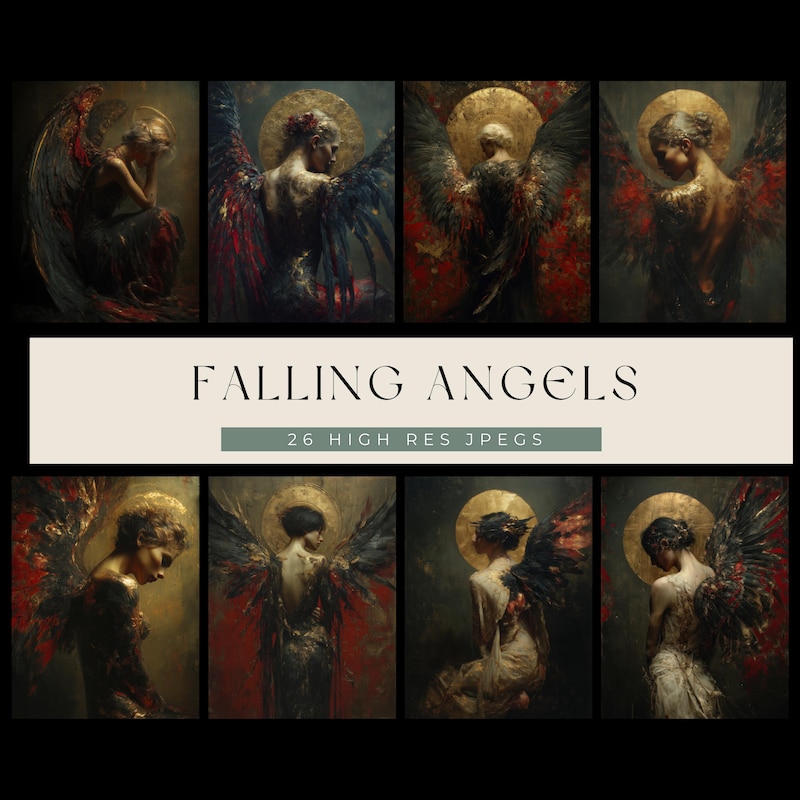 Dark Angel Aesthetic - Etsy