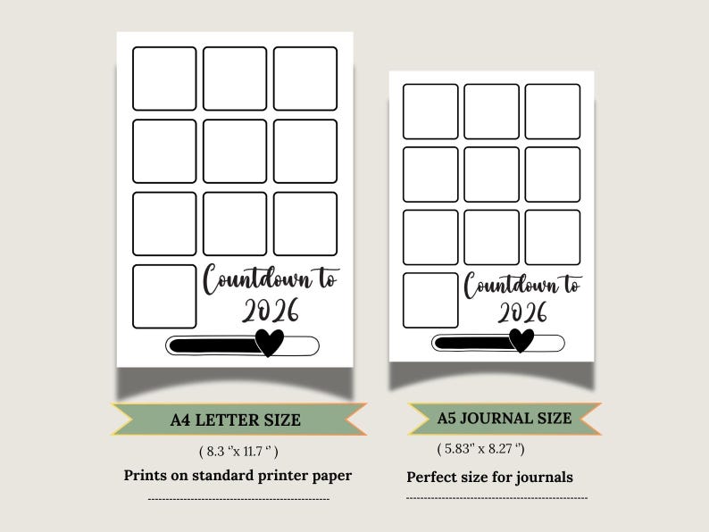 2025 Year End Review Journal • 2026 Goal Planner (Printable PDF) - Etsy ...