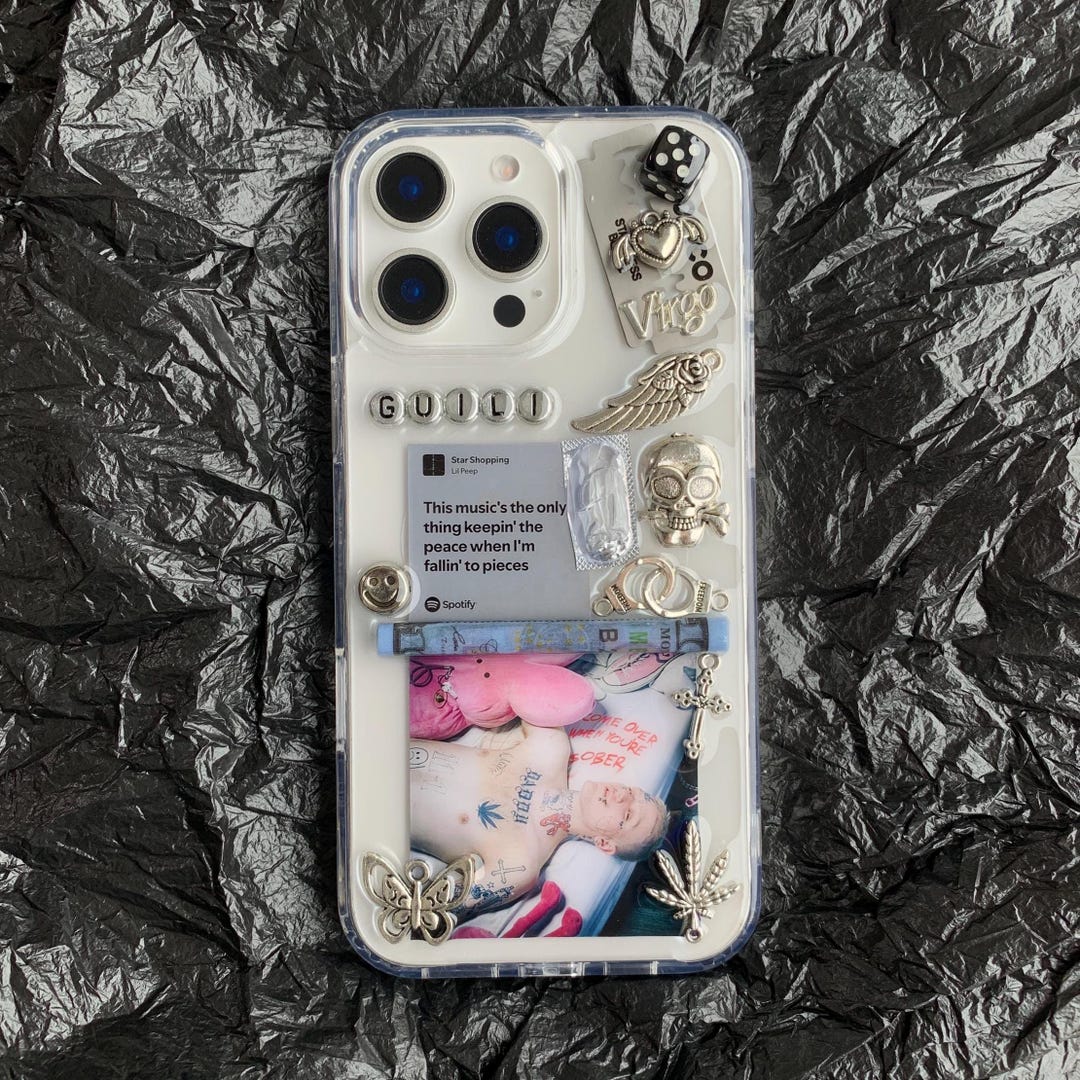 Lil Peep Album Cover Resin Phone Case: Custom Star Shopping Lyrics - Etsy