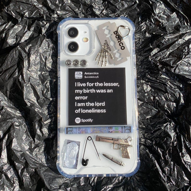 SUICIDEBOYS Antarctica Lyrics G59 Handmade Custom Resin Phone Case - Etsy