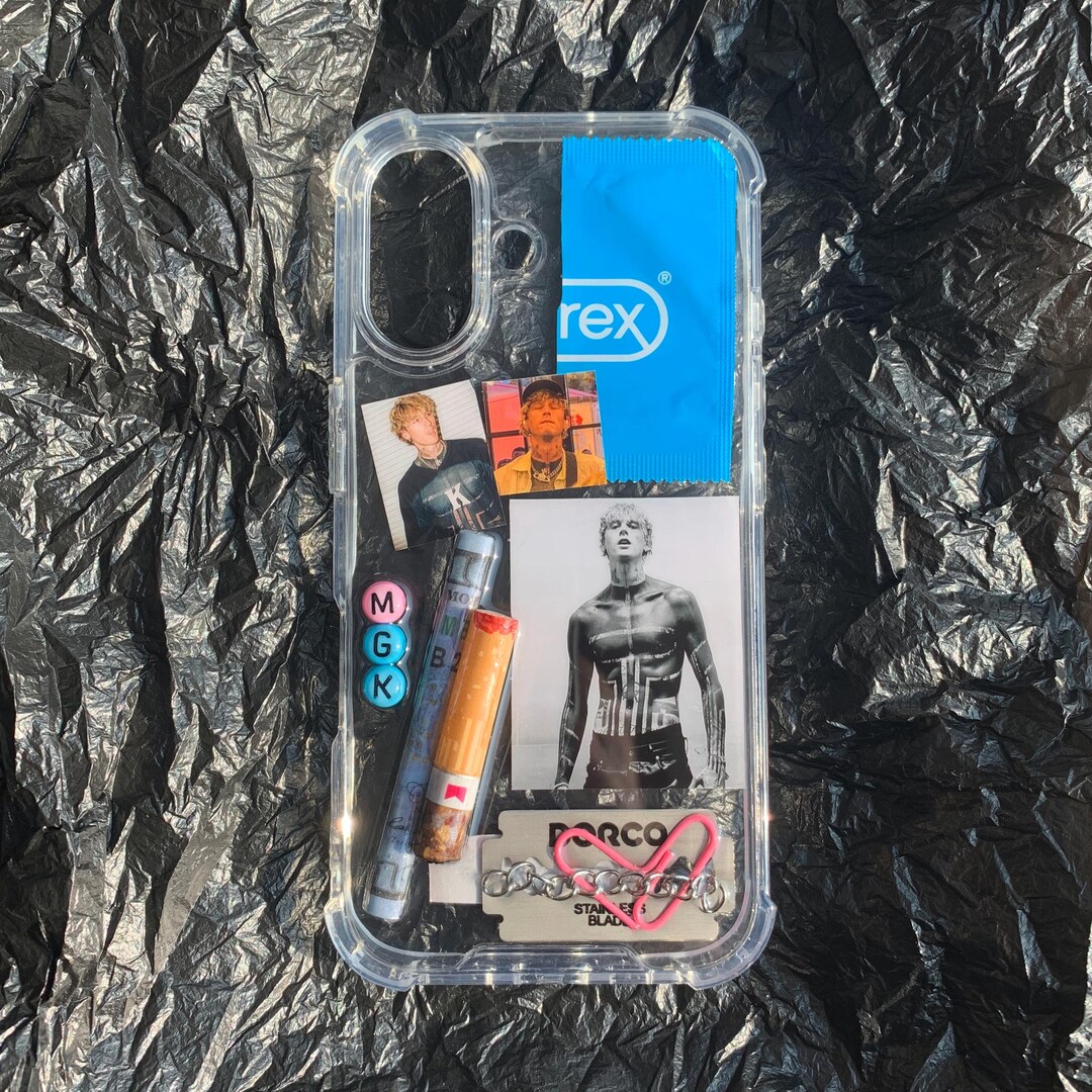 MGK Machine Gun Kelly Custom Resin Phone Case - Etsy UK