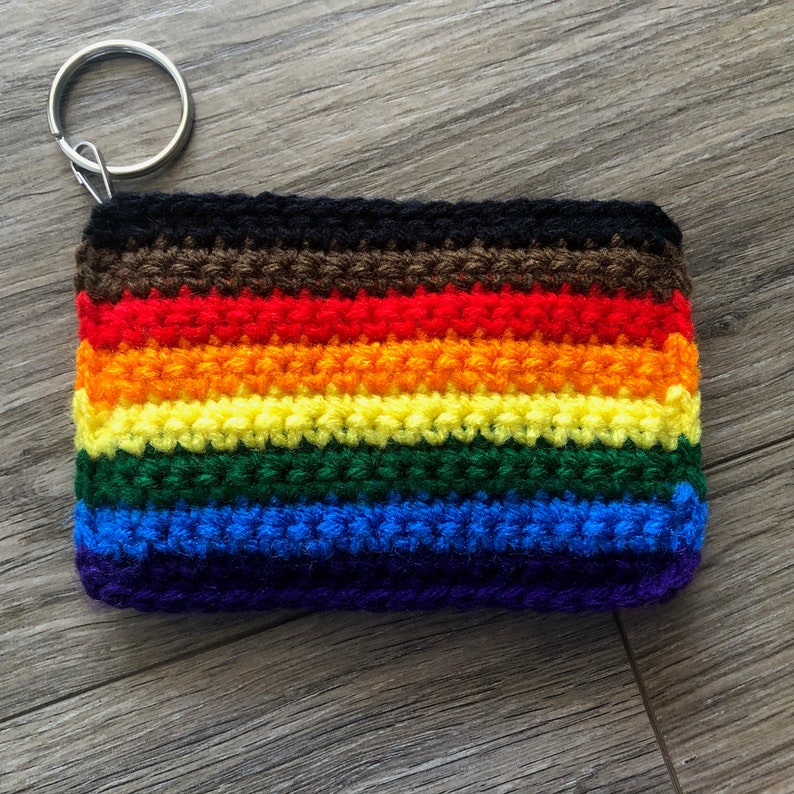 LGBTQ-PRIDE Keychains Handmade Crochet - Etsy