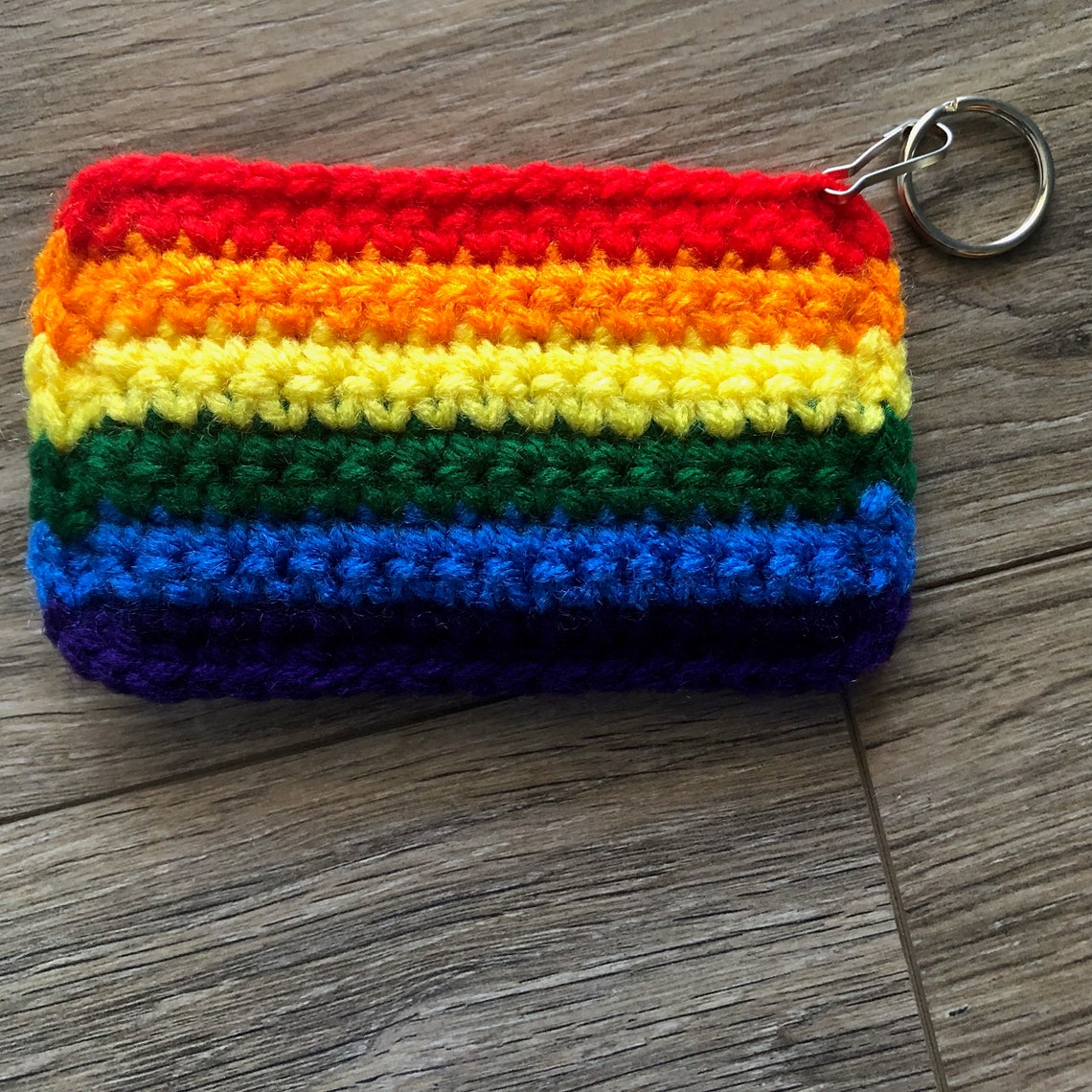 LGBTQ-PRIDE Keychains Handmade Crochet - Etsy