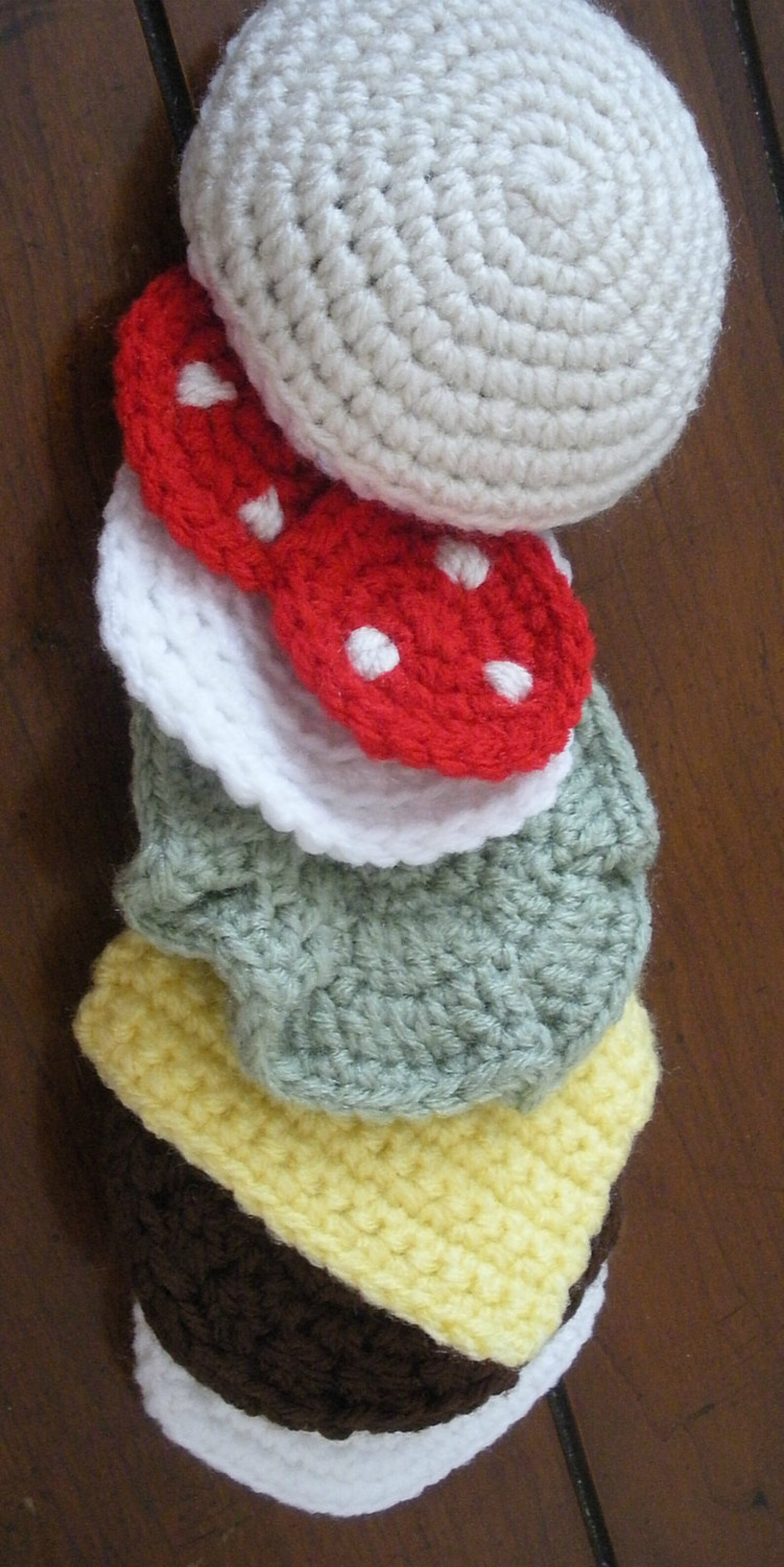 PATTERN Cheeseburger Amigurumi Crochet PATTERN - Etsy