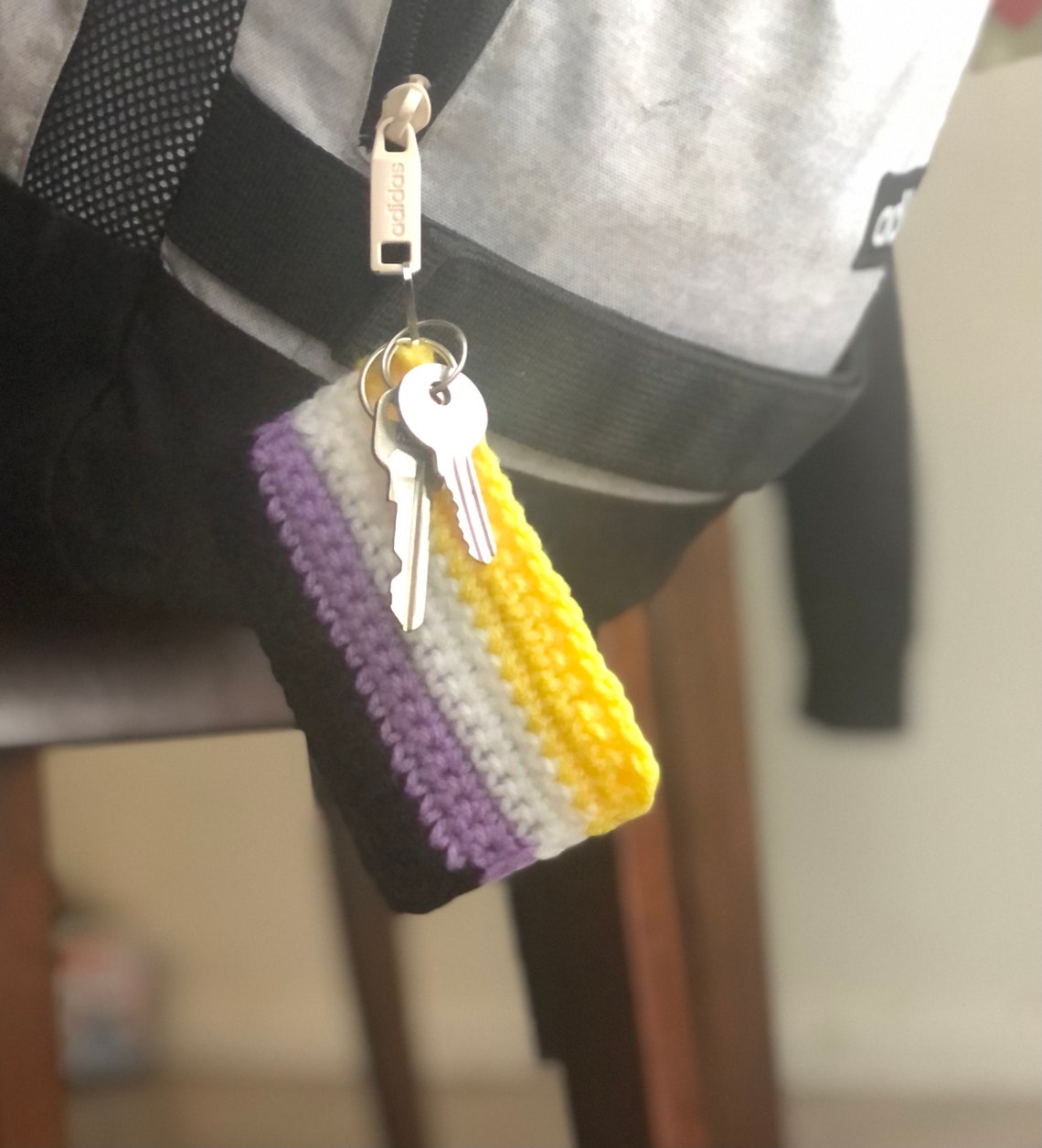 LGBTQ-PRIDE Keychains Handmade Crochet - Etsy