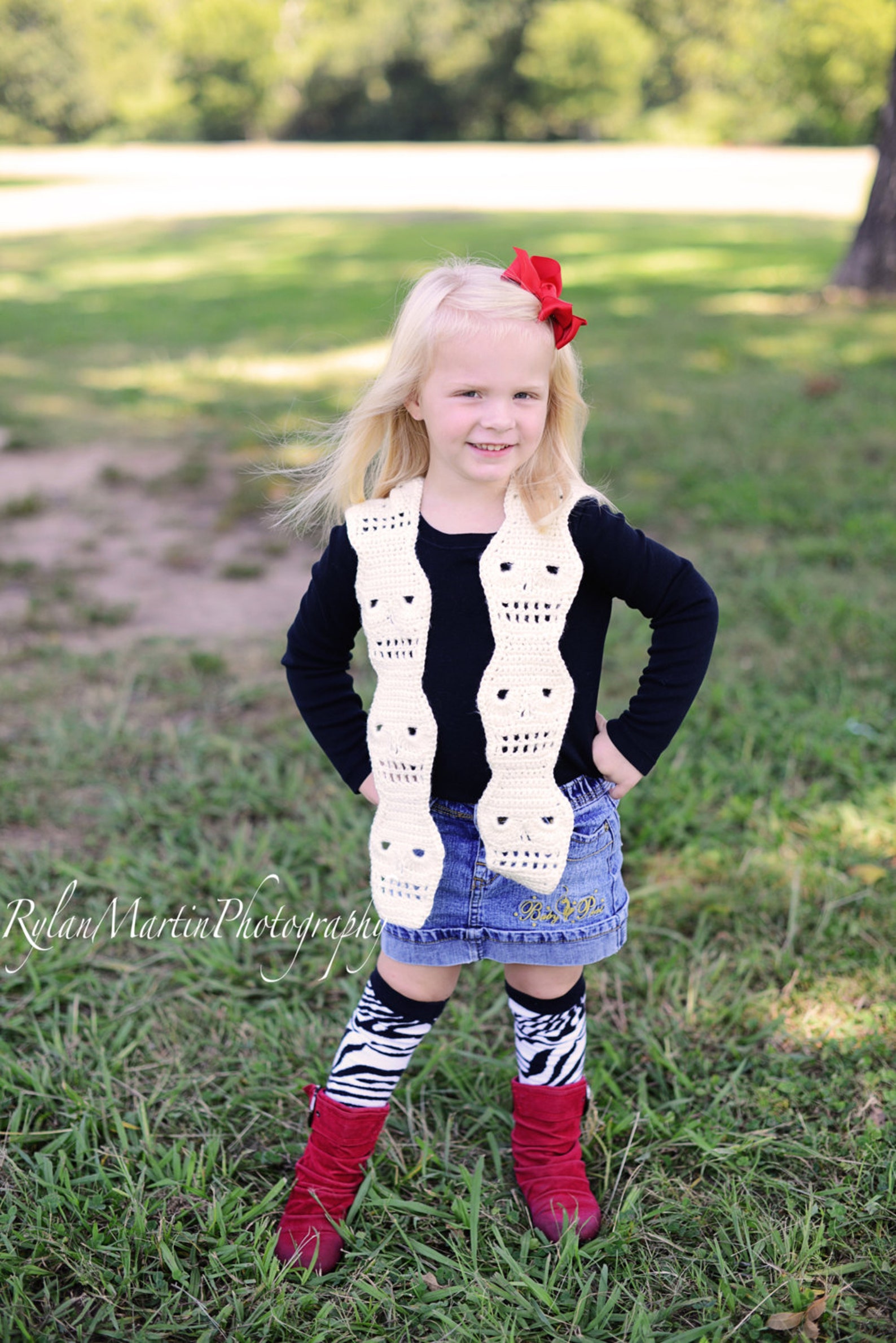 PATTERN Skull Motif Scarf Crochet PATTERN - Etsy