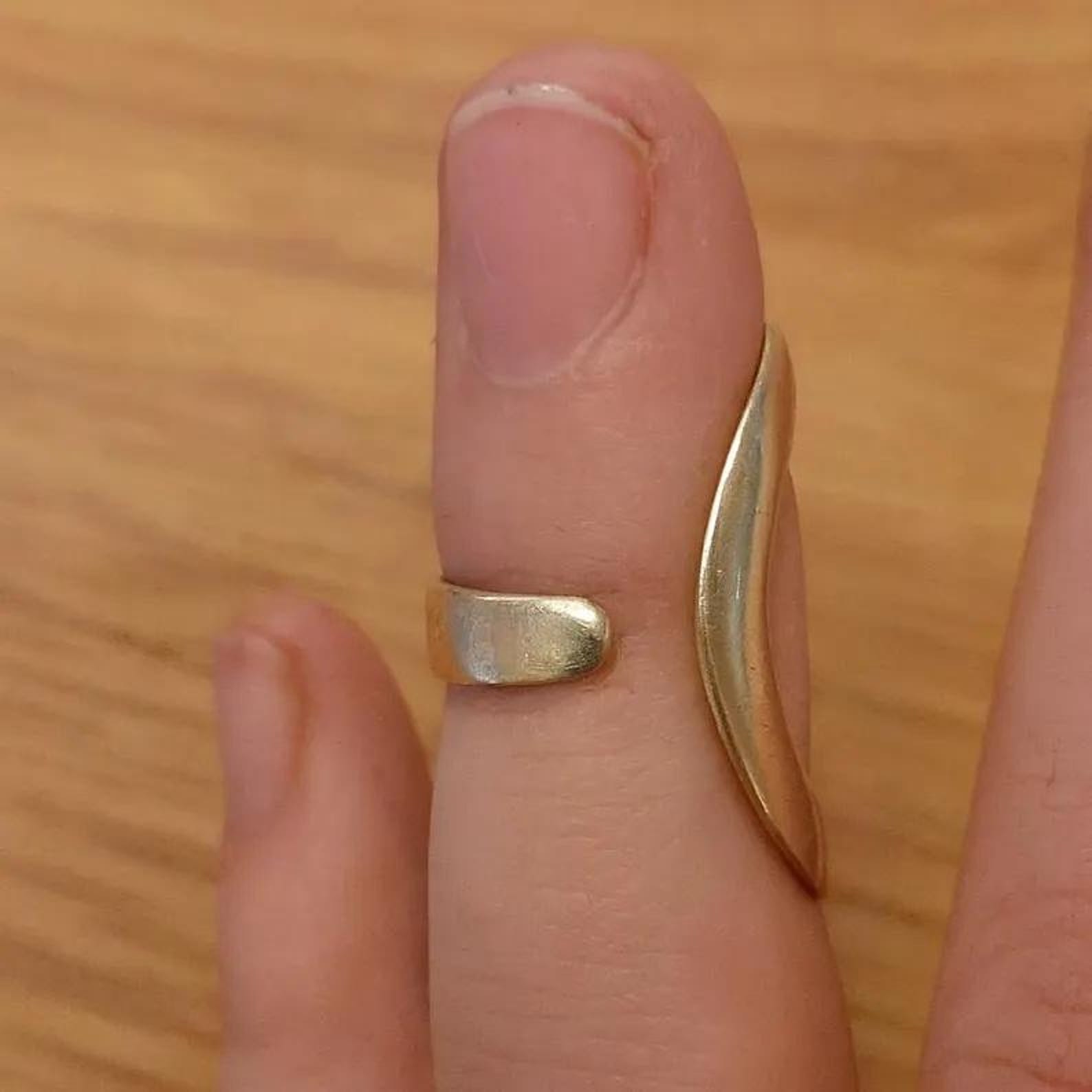 Arthritis Finger Splint Adjustable Sterling Silver 925 or Bronze One ...