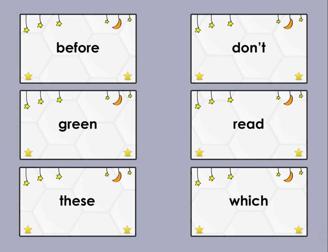 2nd Grade Dolch Sight Words Flashcards | Homeschool & Classroom - Etsy