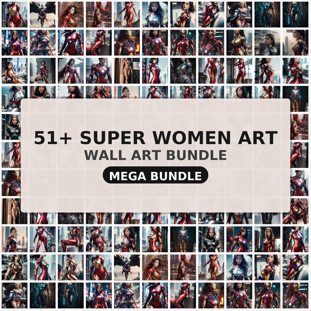Girl Power Art Prints: Superhero Women Decor (digital Download) - Etsy