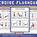 Exercise Flashcards Printable | Physical Education, ESL, Therapy ...