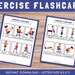 Exercise Flashcards Printable | Physical Education, ESL, Therapy ...