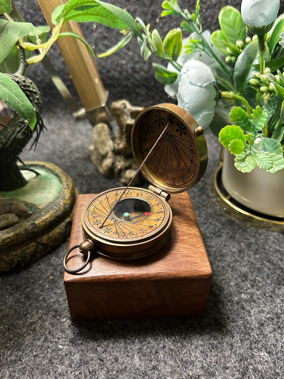 Mary Rose Brass Sundial Compass: Antique Maritime Navigation - Etsy