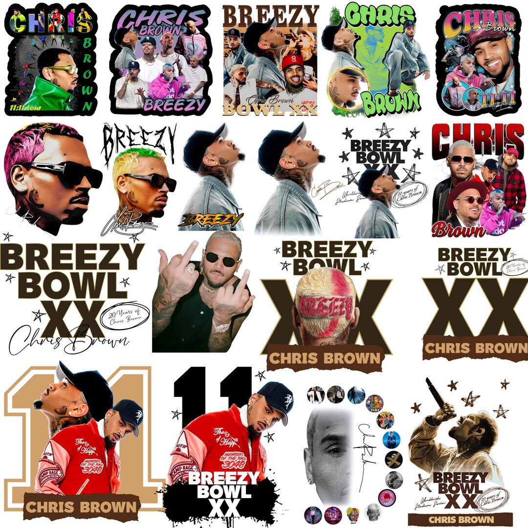 85+ Chris Brown Breezy Bowl XX Tour 2025 Png Bundle, Breezy Bowl Png ...