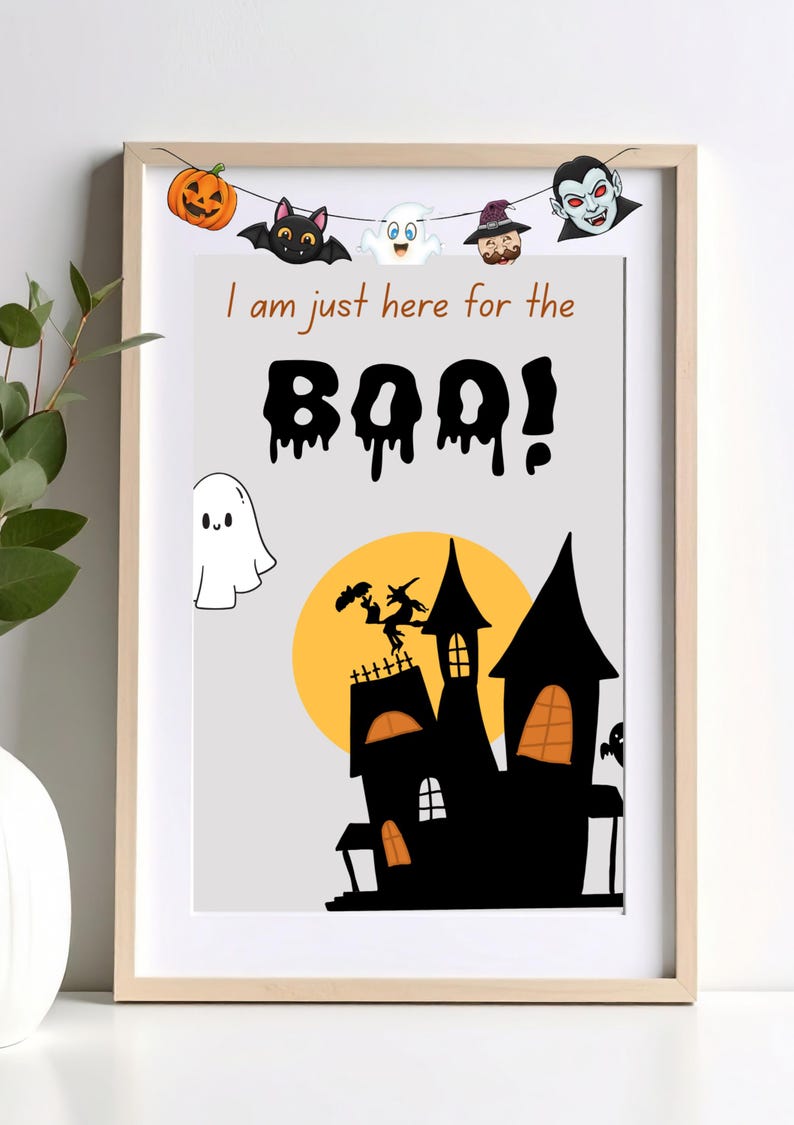 Spooky Halloween Printable Wall Art - Etsy