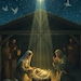 Nativity Scene Print | Bethlehem Stable, Christian Christmas Decor ...