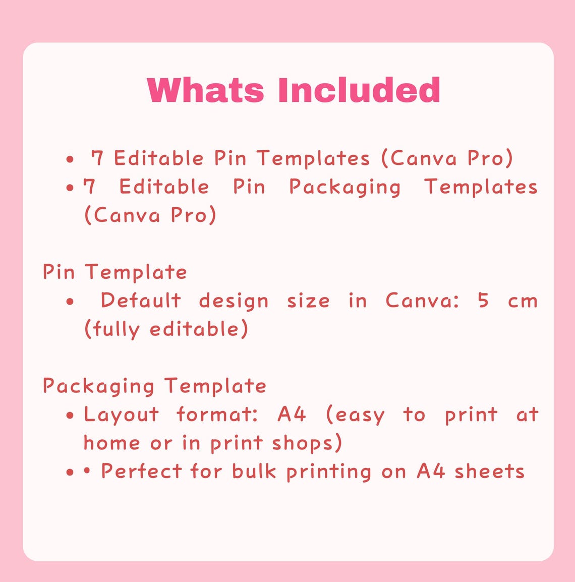 Editable BTS 7 Pins and Packaging Templates | Canva Pro Digital ...